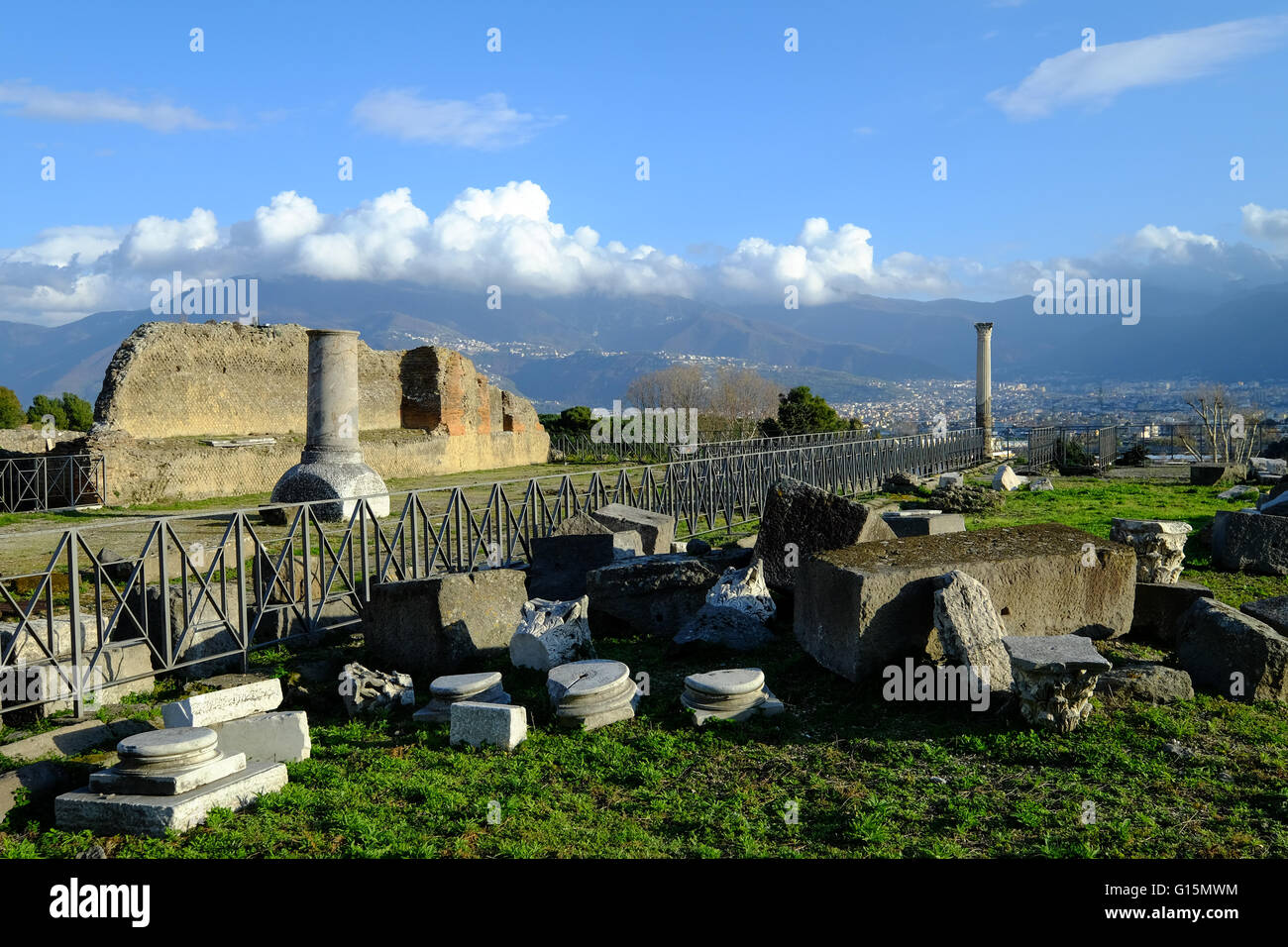 Venus Temple, Pompeii, UNESCO World Heritage Site, the ancient Roman ...