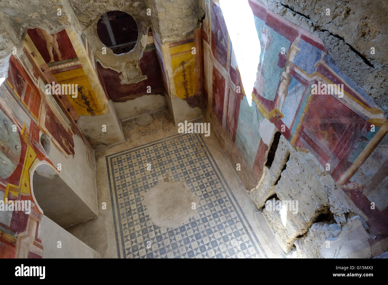 House of the Cryptoporticus, Pompeii, UNESCO World Heritage Site, the ...