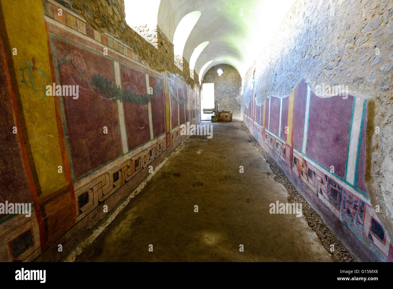 House of the Cryptoporticus, Pompeii, UNESCO World Heritage Site, the ...
