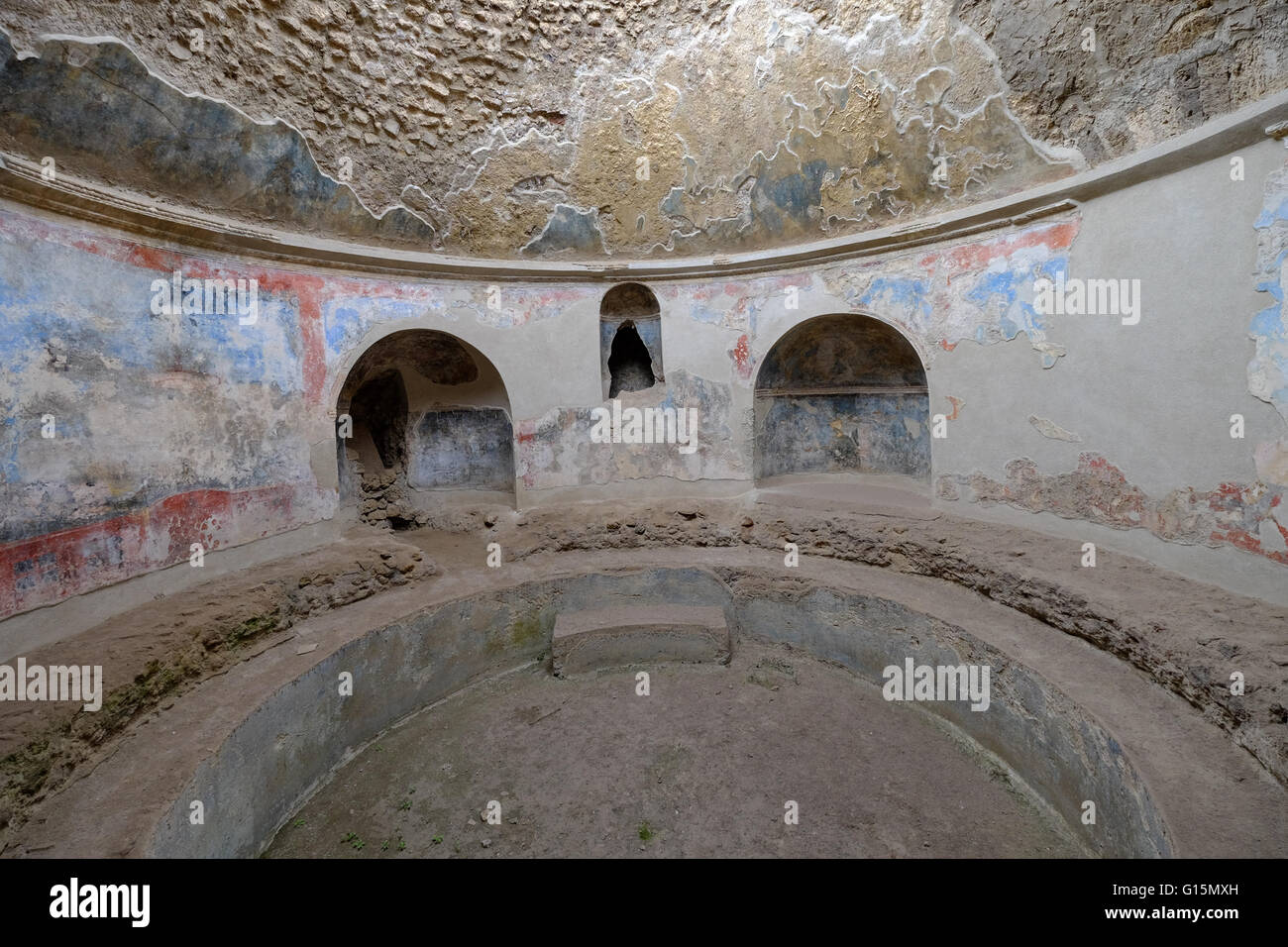 Stabian Baths, Pompeii, UNESCO World Heritage Site, the ancient Roman ...