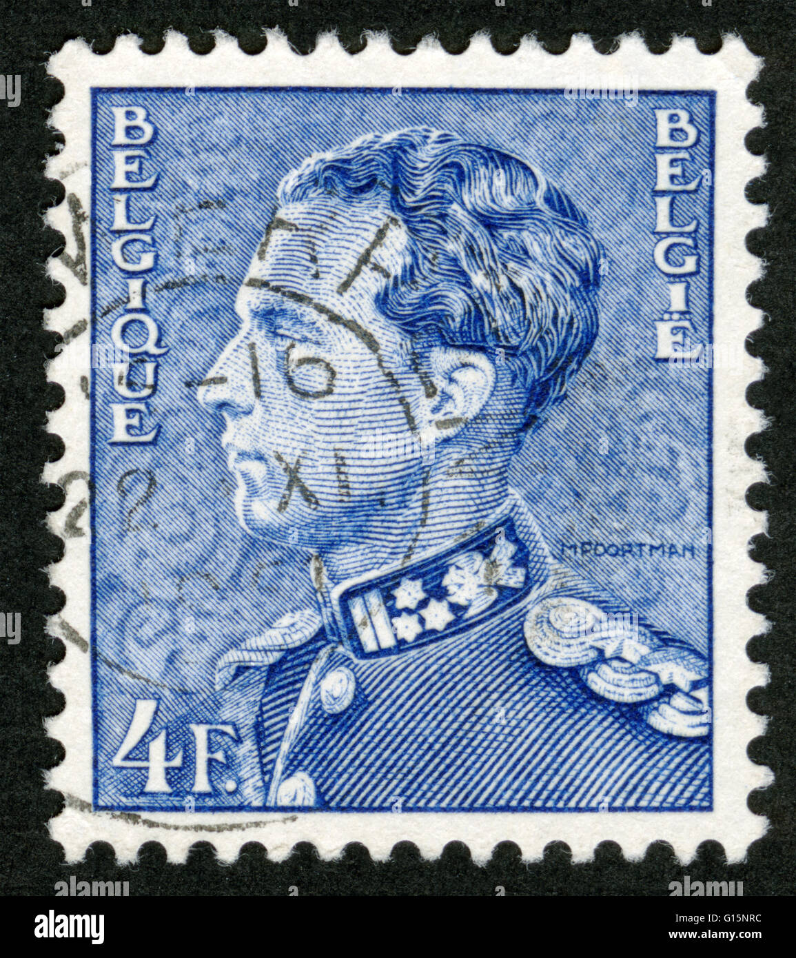 Belgium Post Mark Stamp High Resolution Stock Photography and Images ...