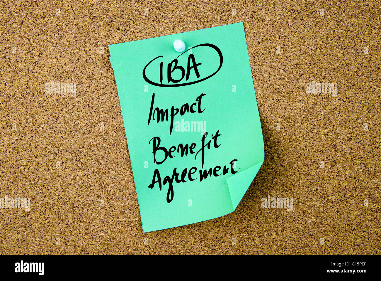 Impact benefit agreement hi-res stock photography and images - Alamy