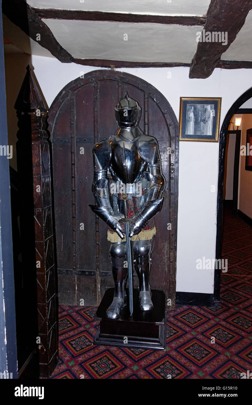 Suit of armour, Churston Court Hotel, Churston Ferrers, Brixham, Devon ...