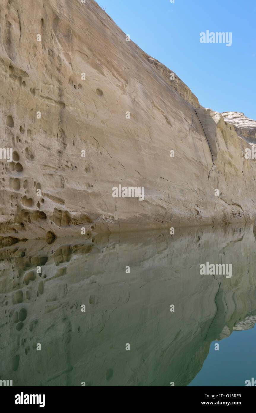 cliff face and water Stock Photo - Alamy