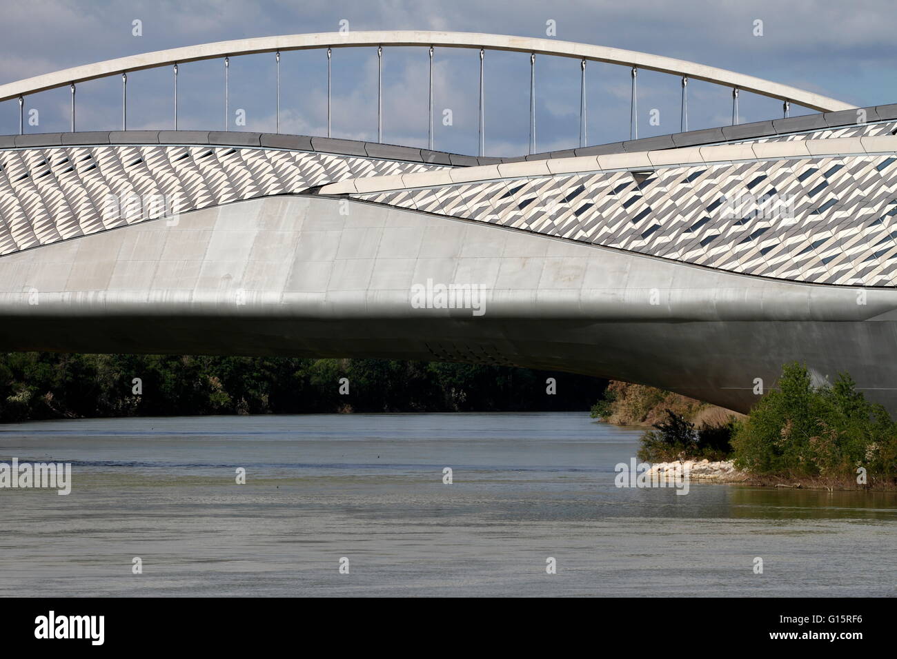 Details zaha hadids bridge pavilion hi-res stock photography and images ...