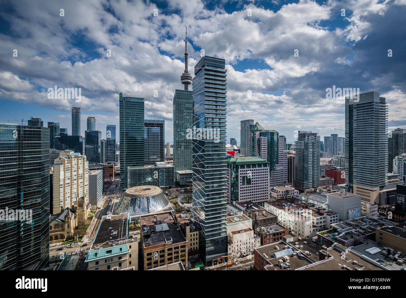 View of modern buildings in downtown Toronto, Ontario Stock Photo - Alamy