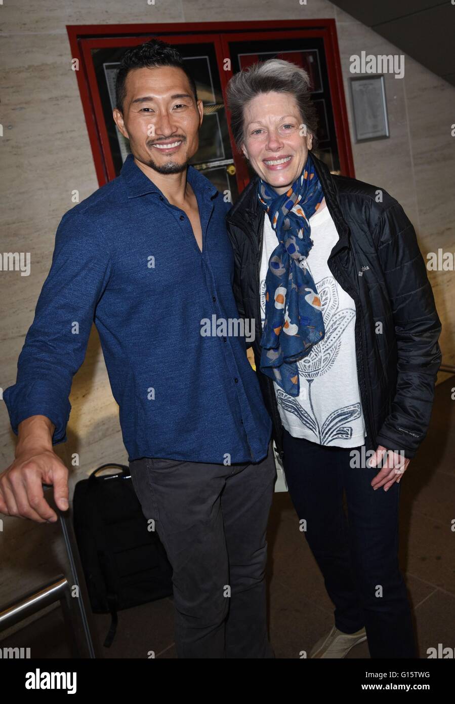 Daniel Dae Kim, Marin Mazzie, after performance of THE KING AND I at ...