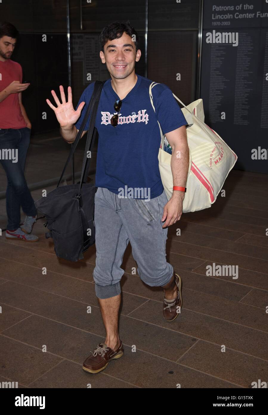 Conrad Ricamora, after performance of THE KING AND I at departures for ...
