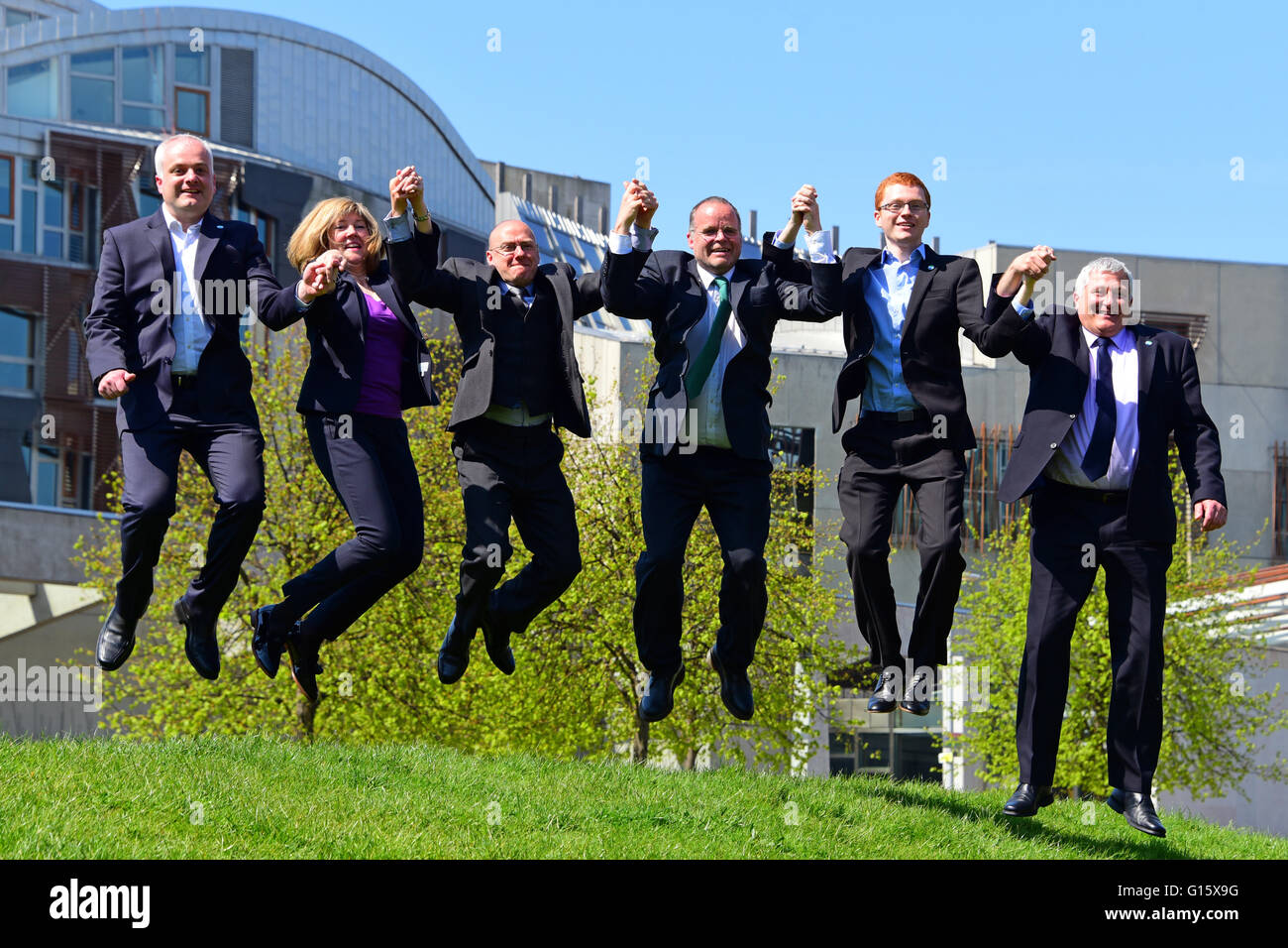 Edinburgh, Scotland, United Kingdom, 09, May, 2016. The six newly ...