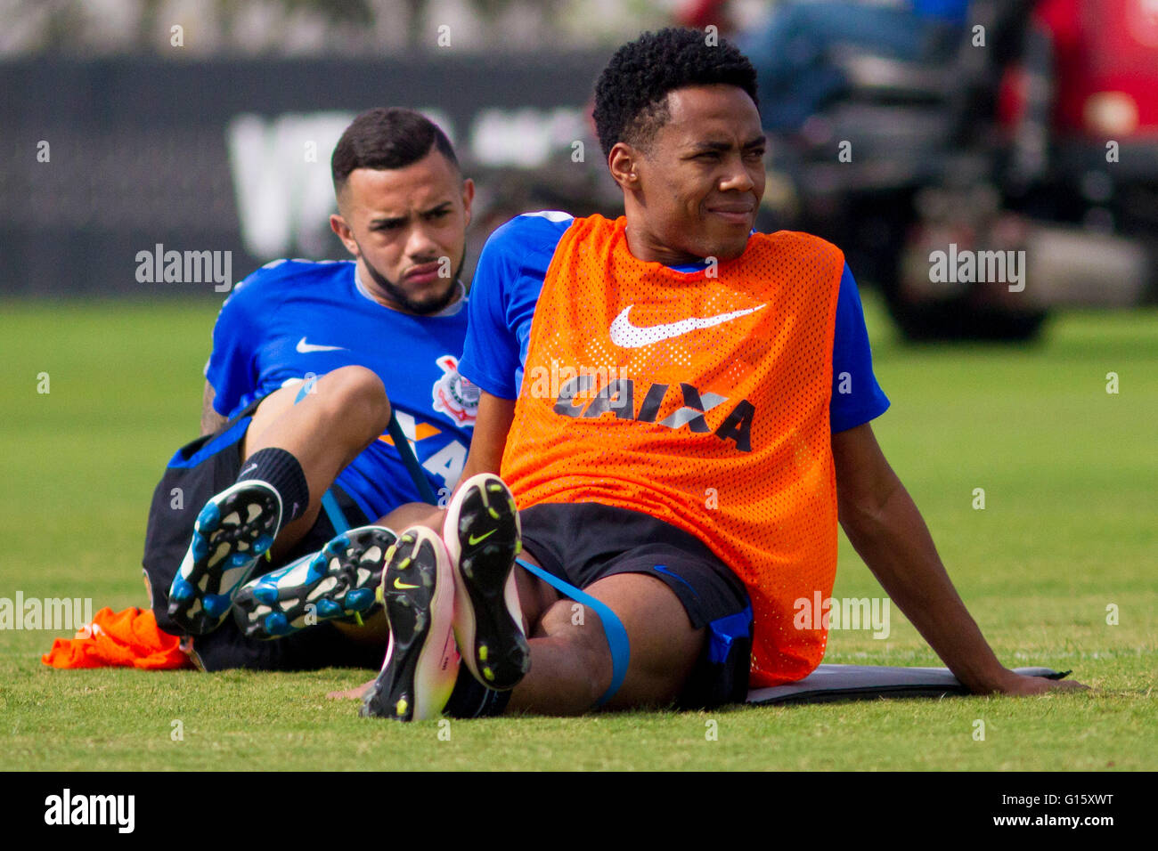 SAO PAULO, Brazil - 09/05/2016: TRAINING CORINTHIANS - Elias during ...