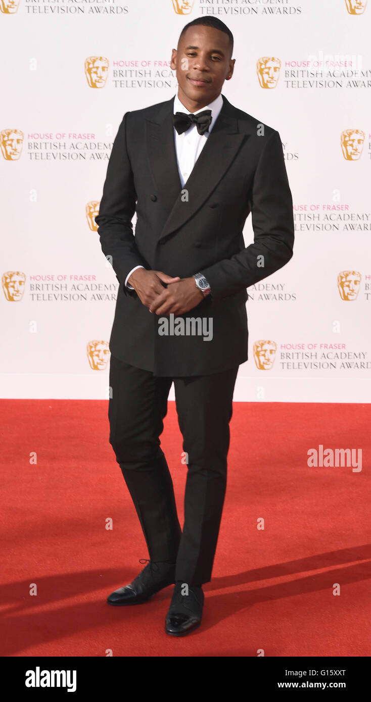 London, UK. Reggie Yates at at The House Of Fraser BAFTA TV Awards held ...