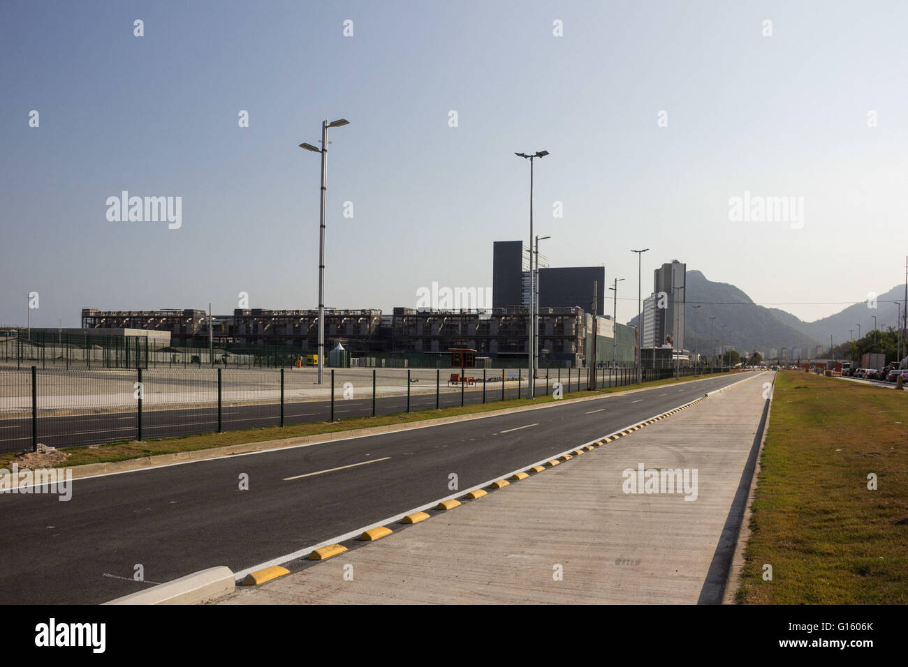 JANUARY RJ DE JANEIRO - 05/06/2016: OLIMPICO PARK - View of IBC area ...