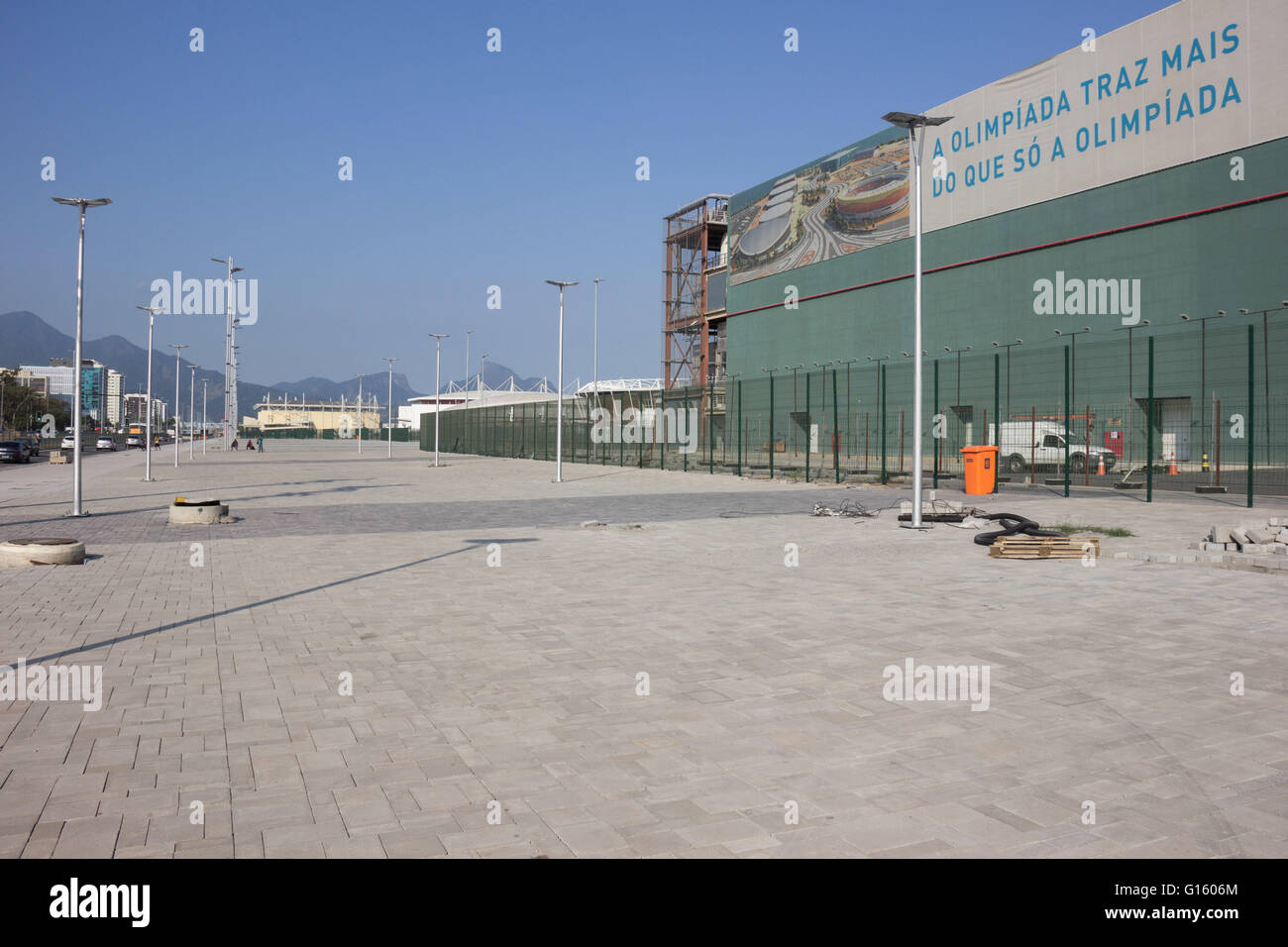 JANUARY RJ DE JANEIRO - 05/06/2016: OLIMPICO PARK - View of IBC area ...