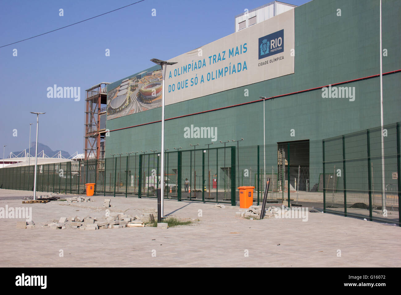 JANUARY RJ DE JANEIRO - 05/06/2016: OLIMPICO PARK - View of IBC area ...