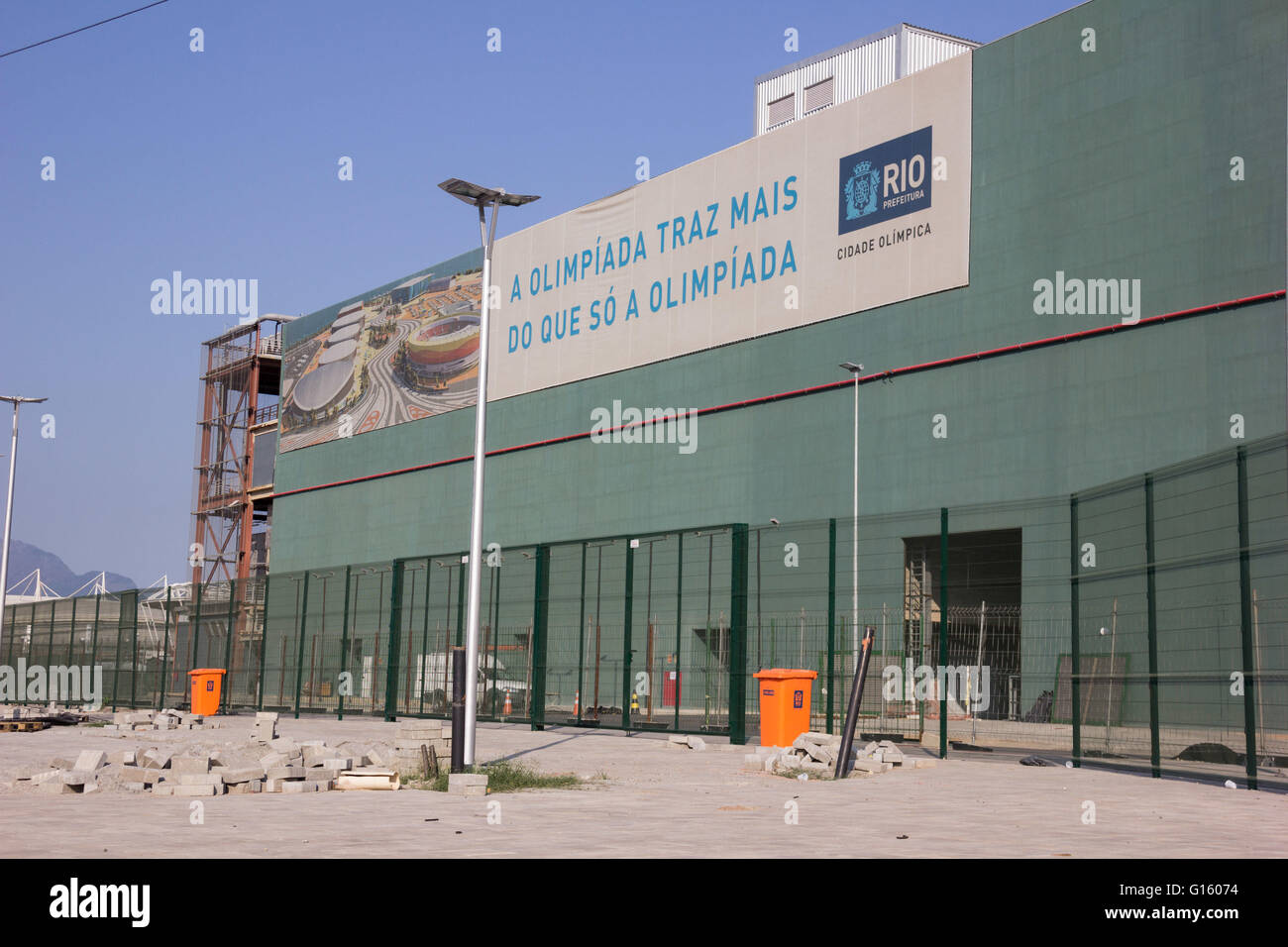 JANUARY RJ DE JANEIRO - 05/06/2016: OLIMPICO PARK - View of IBC area ...