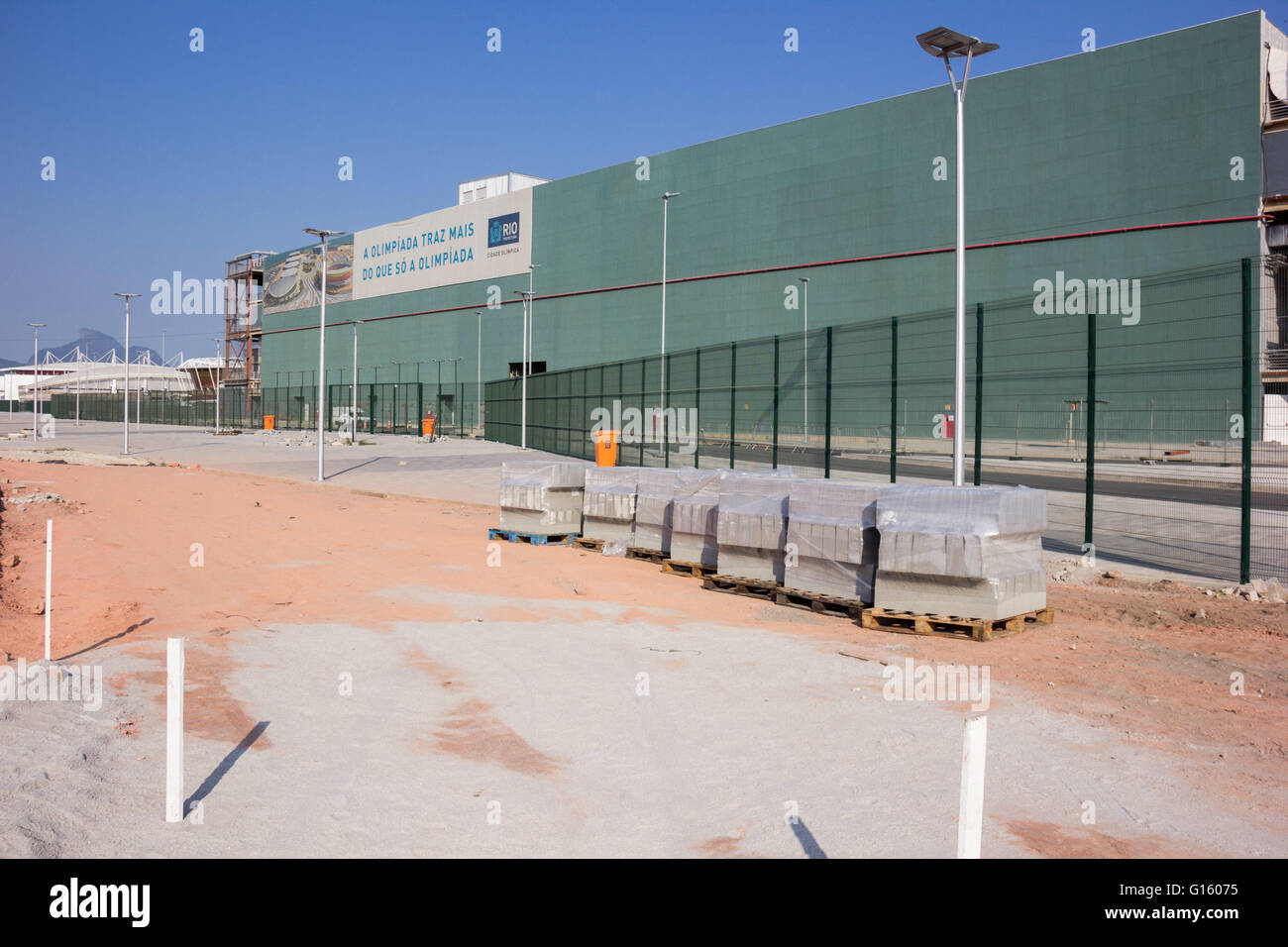 JANUARY RJ DE JANEIRO - 05/06/2016: OLIMPICO PARK - View of IBC area ...