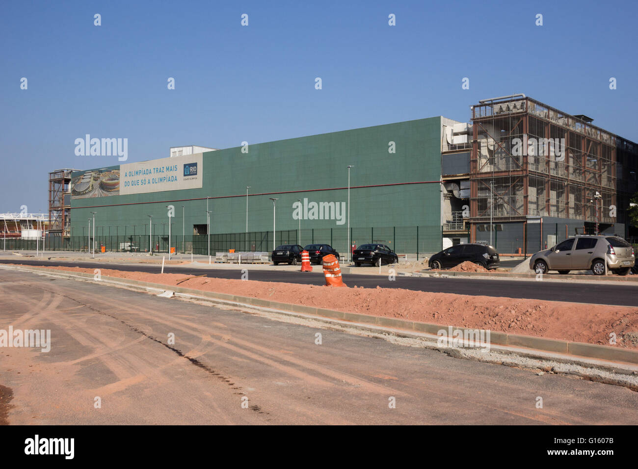 JANUARY RJ DE JANEIRO - 05/06/2016: OLIMPICO PARK - View of IBC area ...