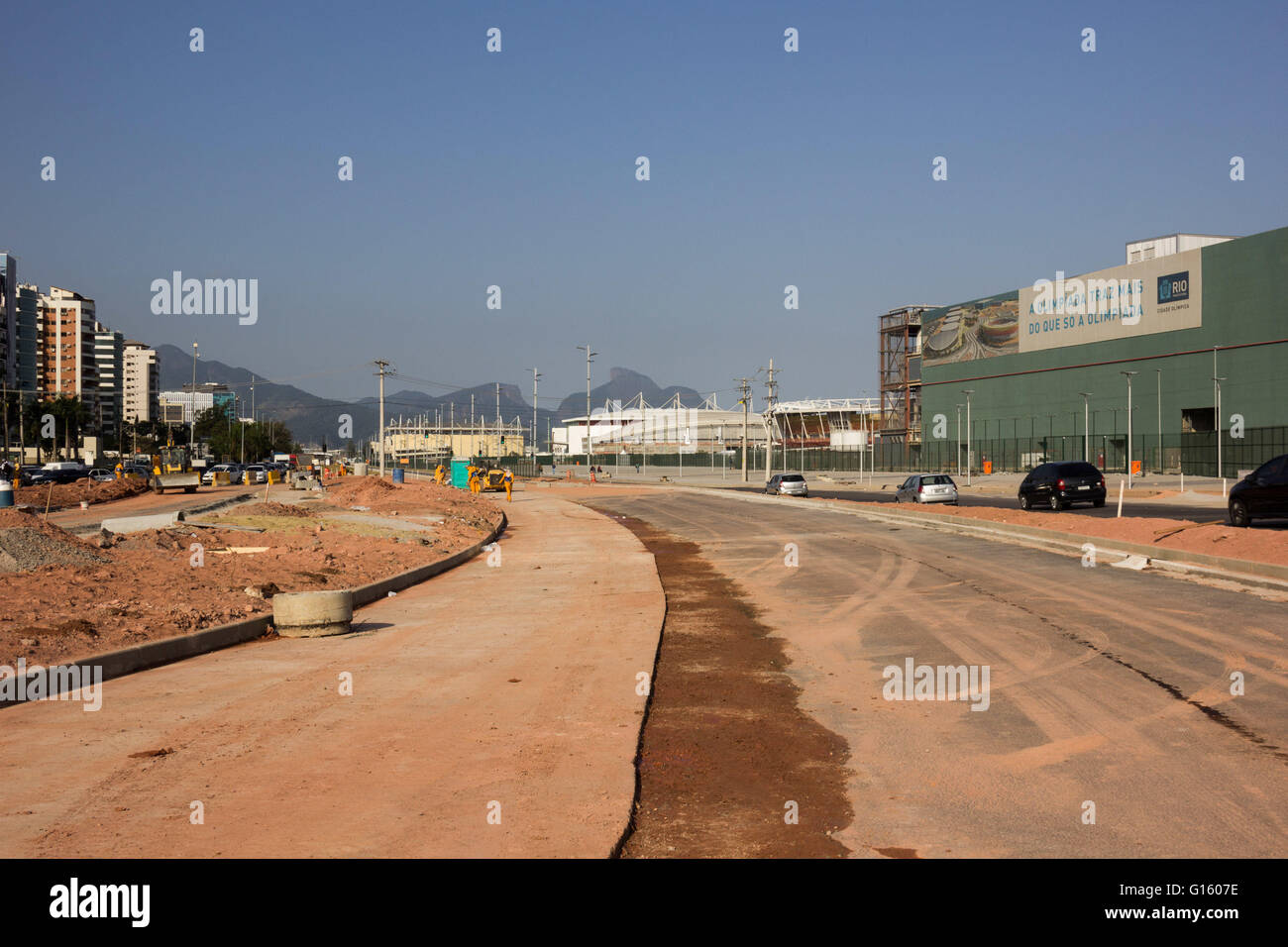 JANUARY RJ DE JANEIRO - 05/06/2016: OLIMPICO PARK - View of IBC area ...