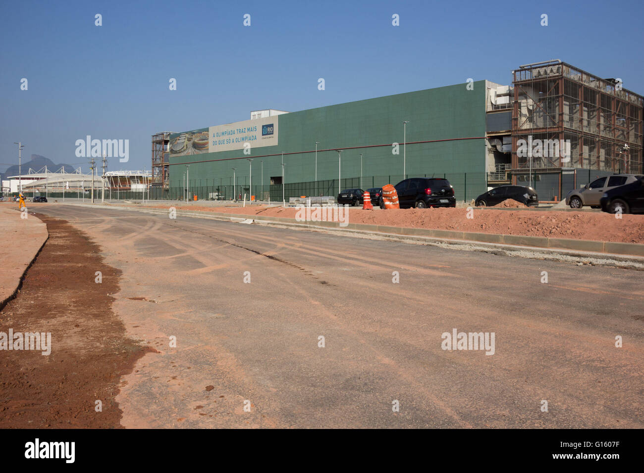 JANUARY RJ DE JANEIRO - 05/06/2016: OLIMPICO PARK - View of IBC area ...