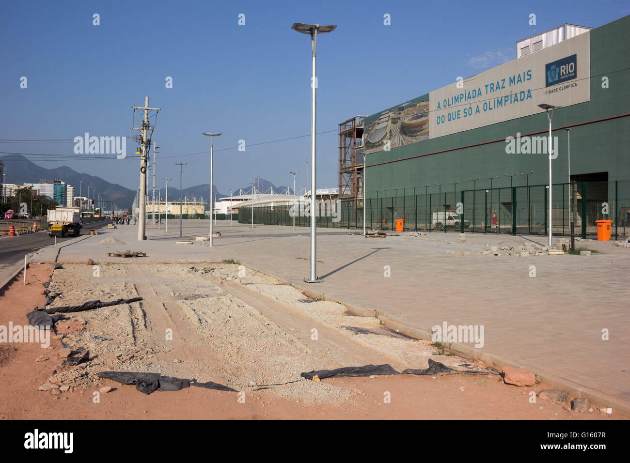 JANUARY RJ DE JANEIRO - 05/06/2016: OLIMPICO PARK - View of IBC area ...