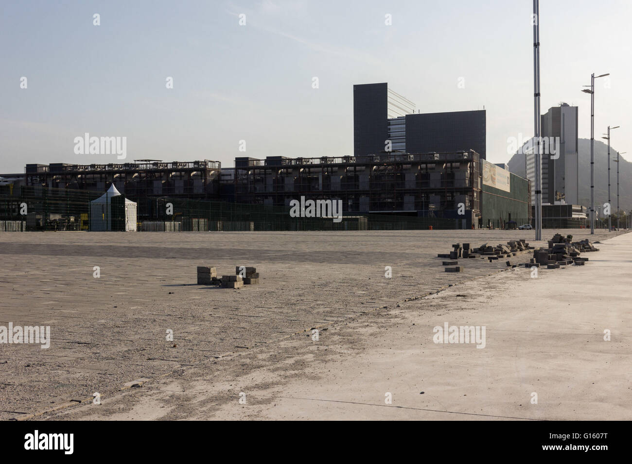 JANUARY RJ DE JANEIRO - 05/06/2016: OLIMPICO PARK - View of IBC area ...