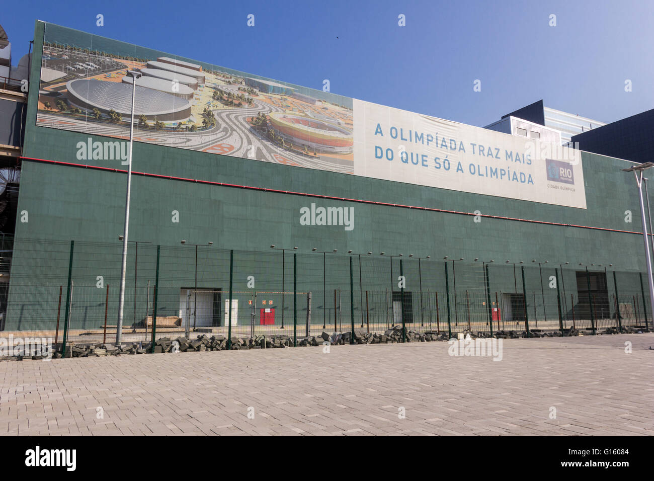 JANUARY RJ DE JANEIRO - 05/06/2016: OLIMPICO PARK - View of IBC area ...