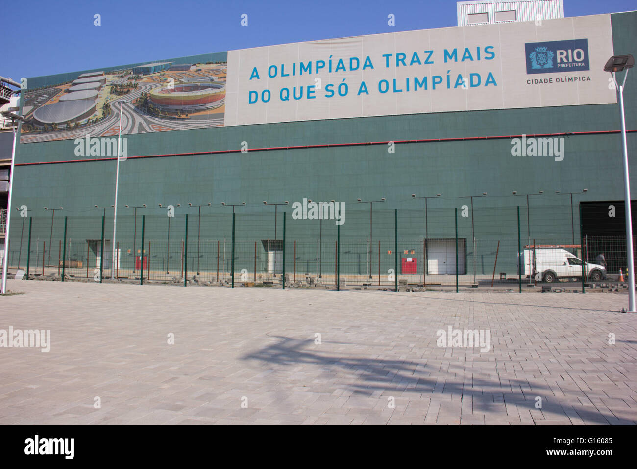 JANUARY RJ DE JANEIRO - 05/06/2016: OLIMPICO PARK - View of IBC area ...