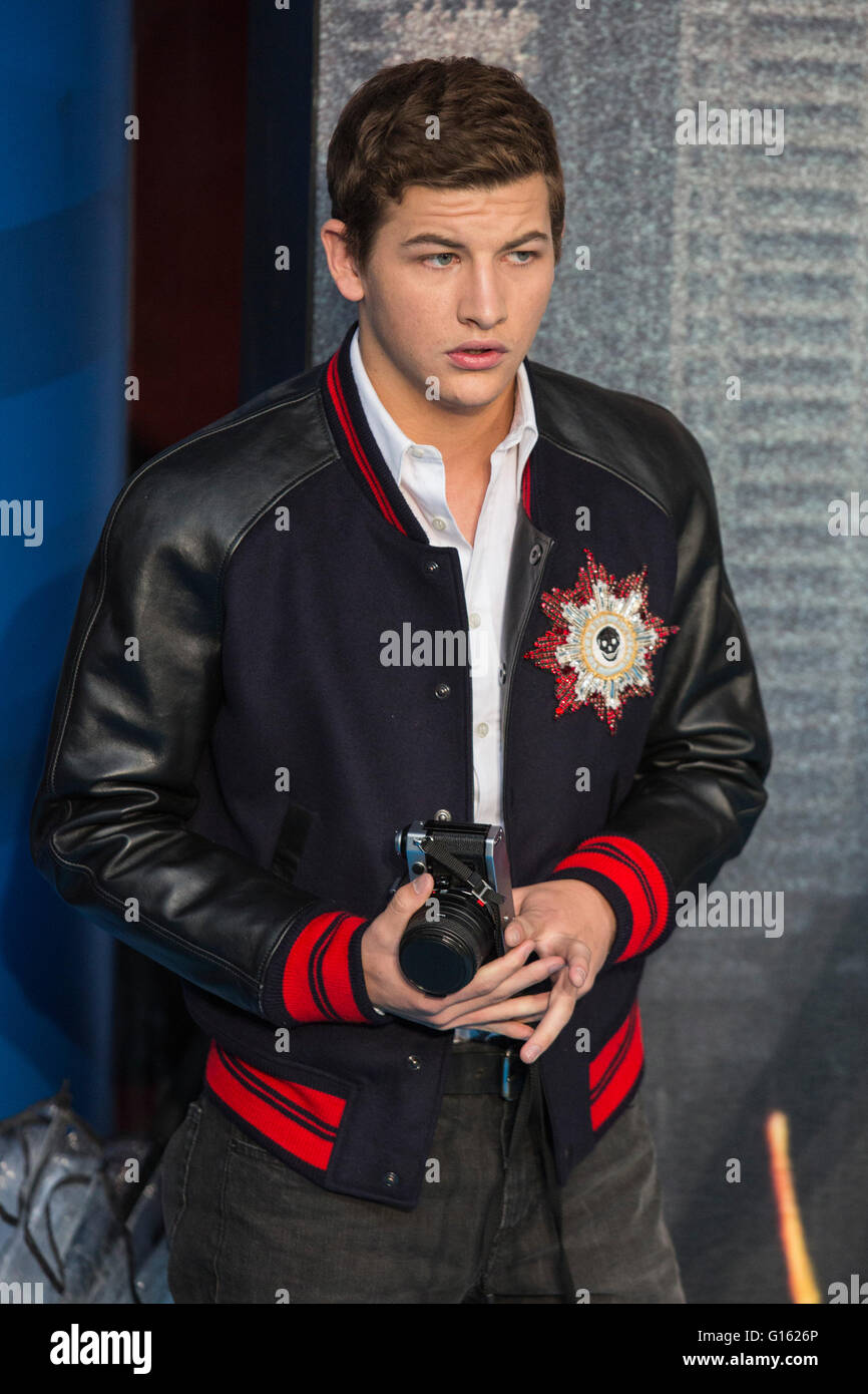 London, UK. 9 May 2016. Actor Tye Sheridan (Scott Summers/Cyclops ...