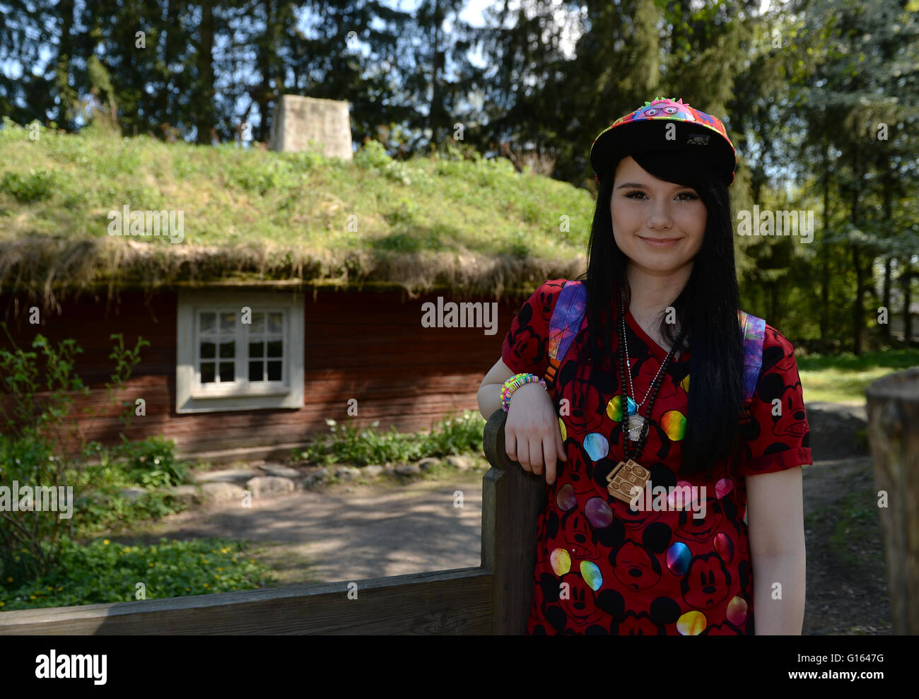 German singer Jamie-Lee Kriewitz is visiting the open-air museum ...
