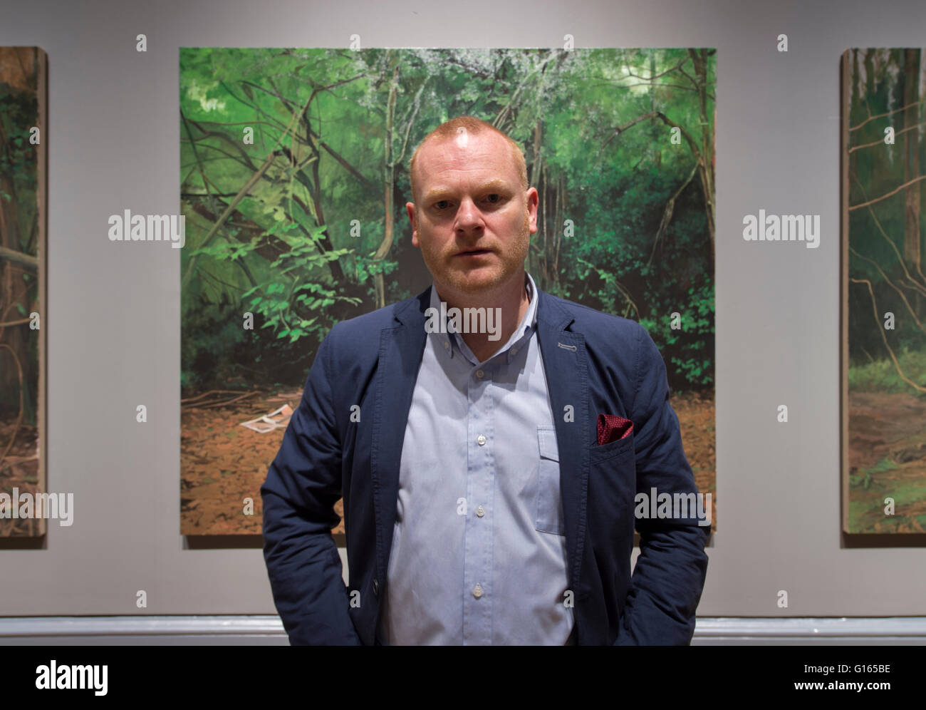 The National Gallery, London UK. 10th May 2016. George Shaw: My Back to ...