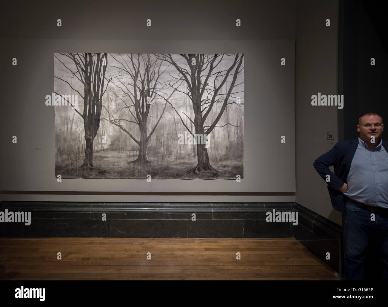 The National Gallery, London UK. 10th May 2016. George Shaw: My Back to ...
