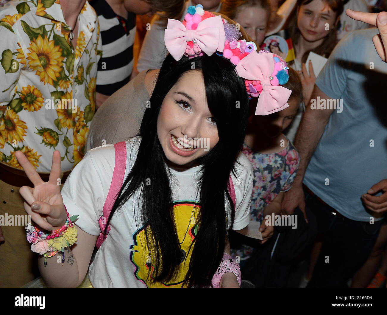 Stockholm, Sweden. 10th May, 2016. German singer Jamie-Lee Kriewitz ...
