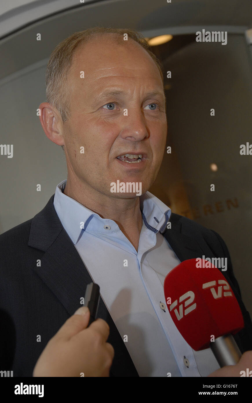Copenhagen, Denmark. 10th May, 2016.Martin Damm Chairman for danish ...