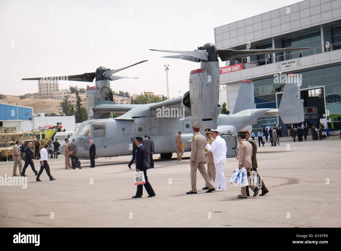 Amman, Jordan - May 10, 2016 : Opening of Sofex 11th "The Special ...