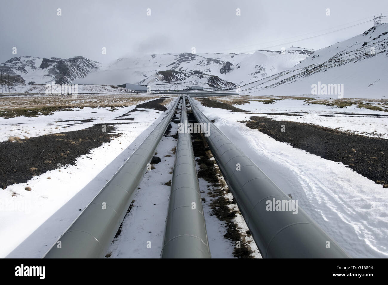 The Hellisheidi geothermal power plant was developed in an area of 13 ...