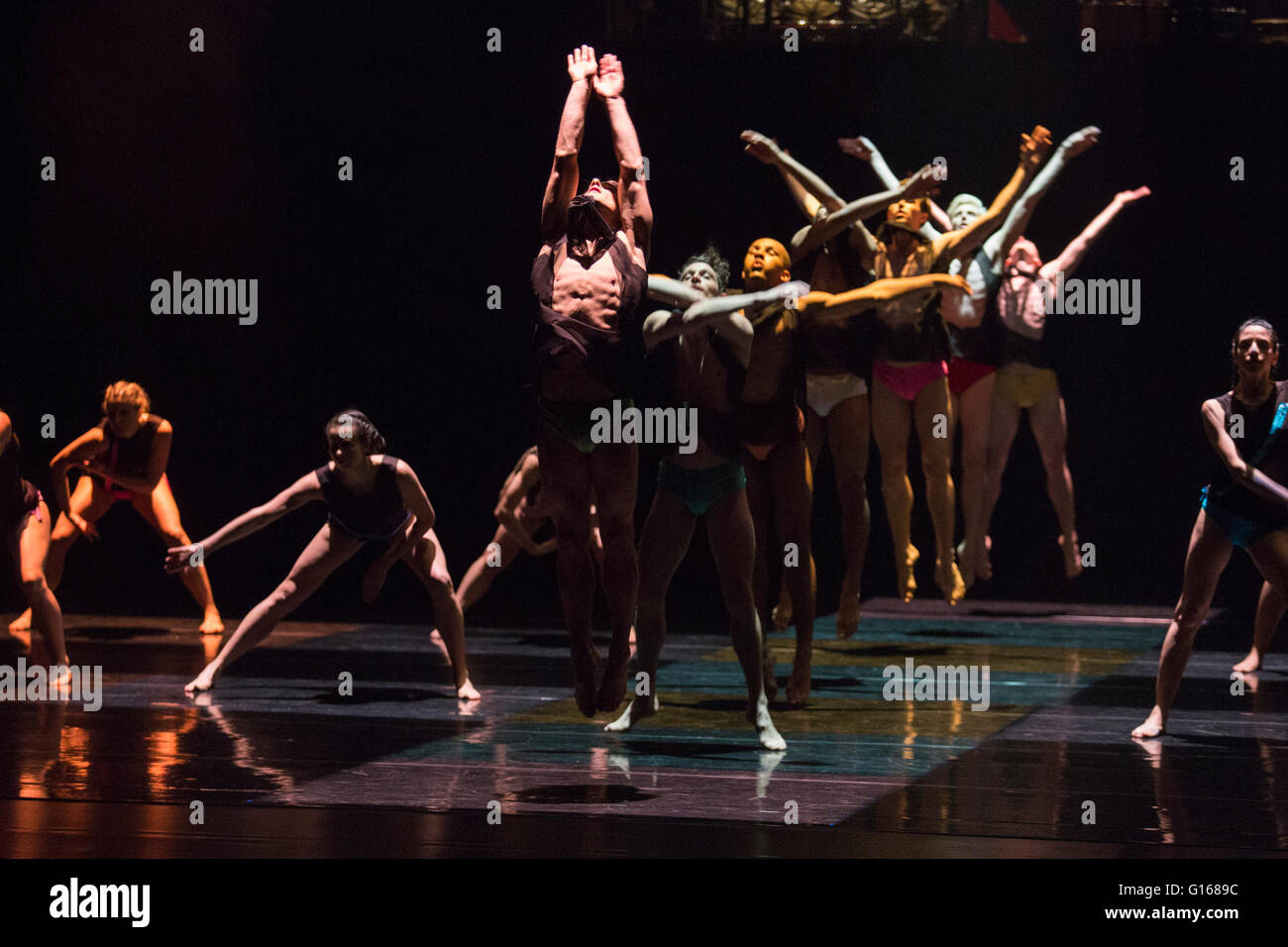 London, UK. 10 May 2016. 28 dancers from Rambert and the Rambert School ...