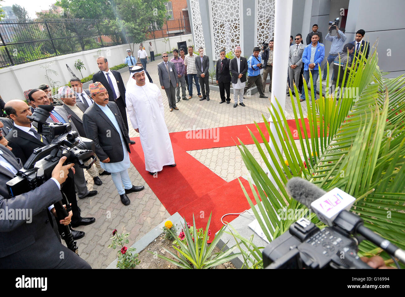 Kathmandu, Nepal. 10th May, 2016. UAE Embassy begins operation in Nepal ...