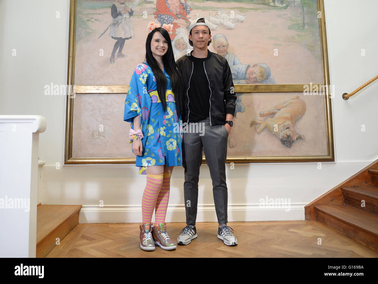 German singer Jamie-Lee Kriewitz meets Swedish singer Frans Jeppsson ...