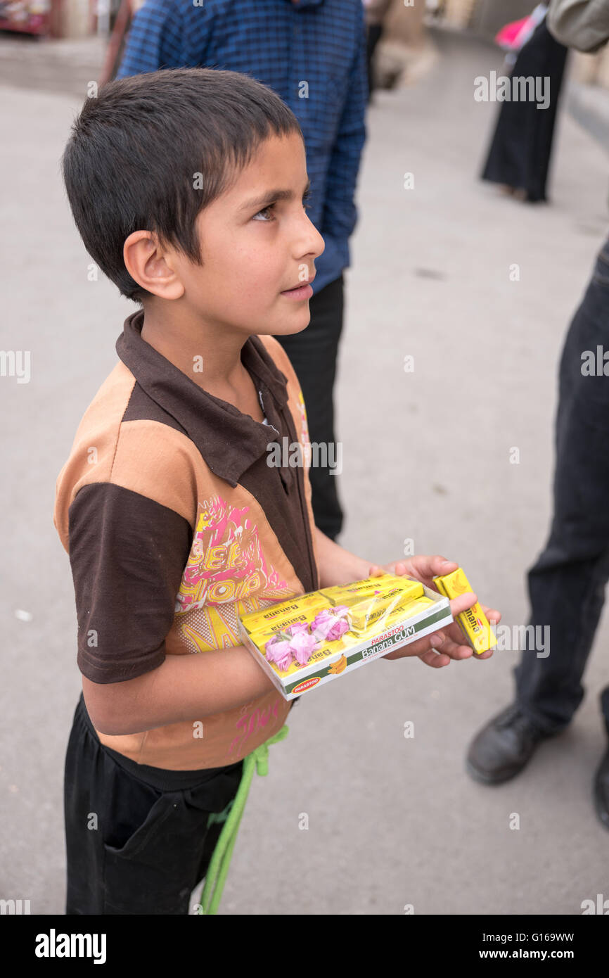 Child selling chewing gum in hi-res stock photography and images - Alamy
