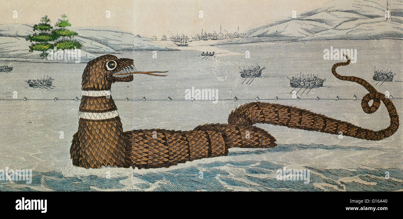 Legendary gloucester sea serpent hi-res stock photography and images ...
