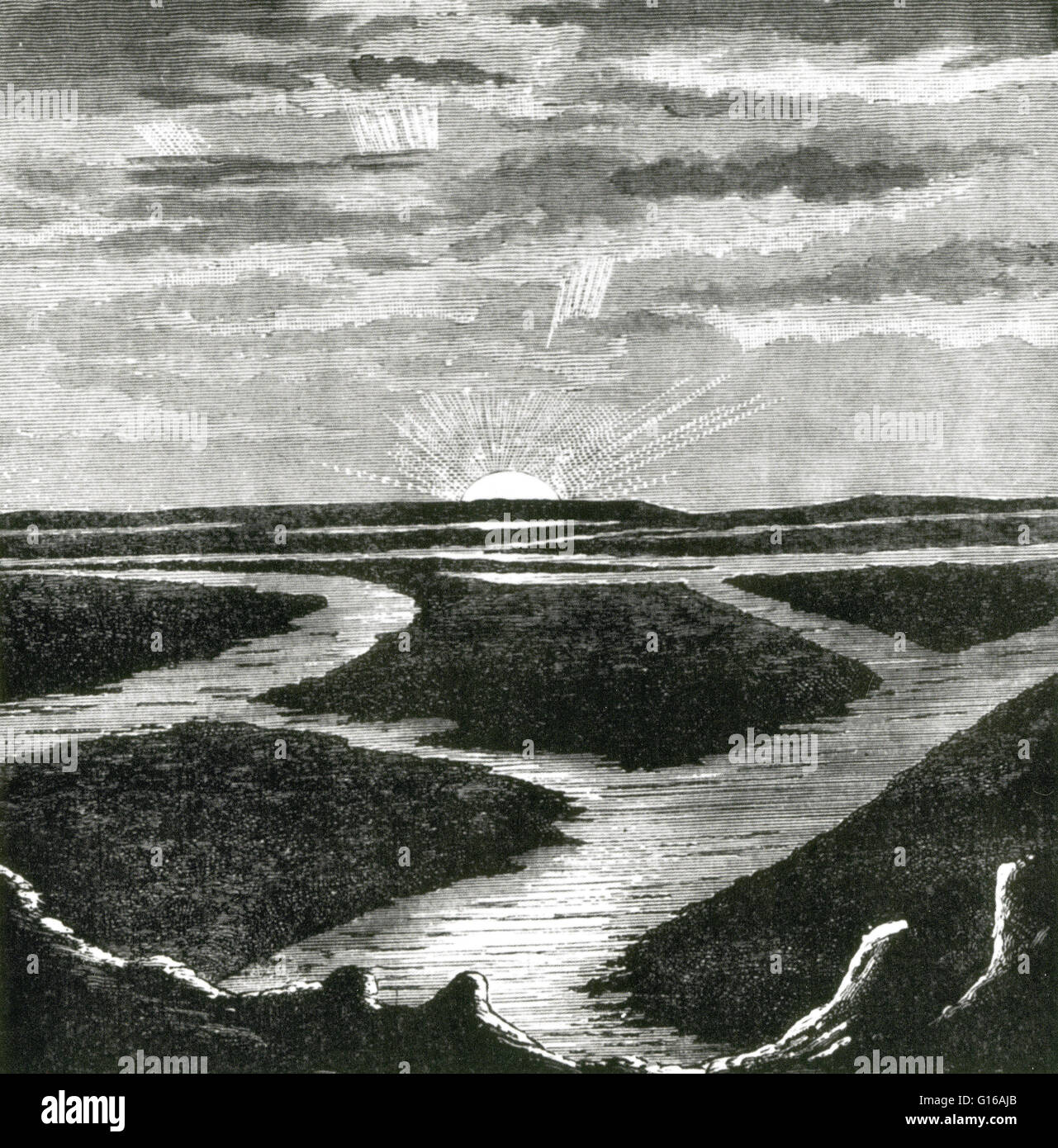 Camille flammarion map hi-res stock photography and images - Alamy