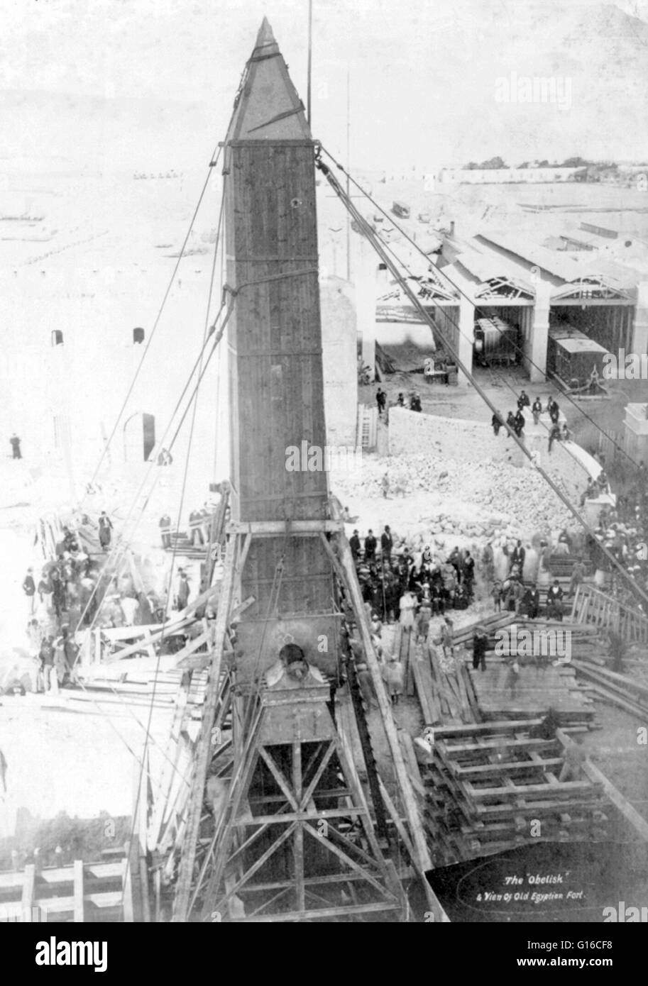 Needle in the city Black and White Stock Photos & Images - Alamy