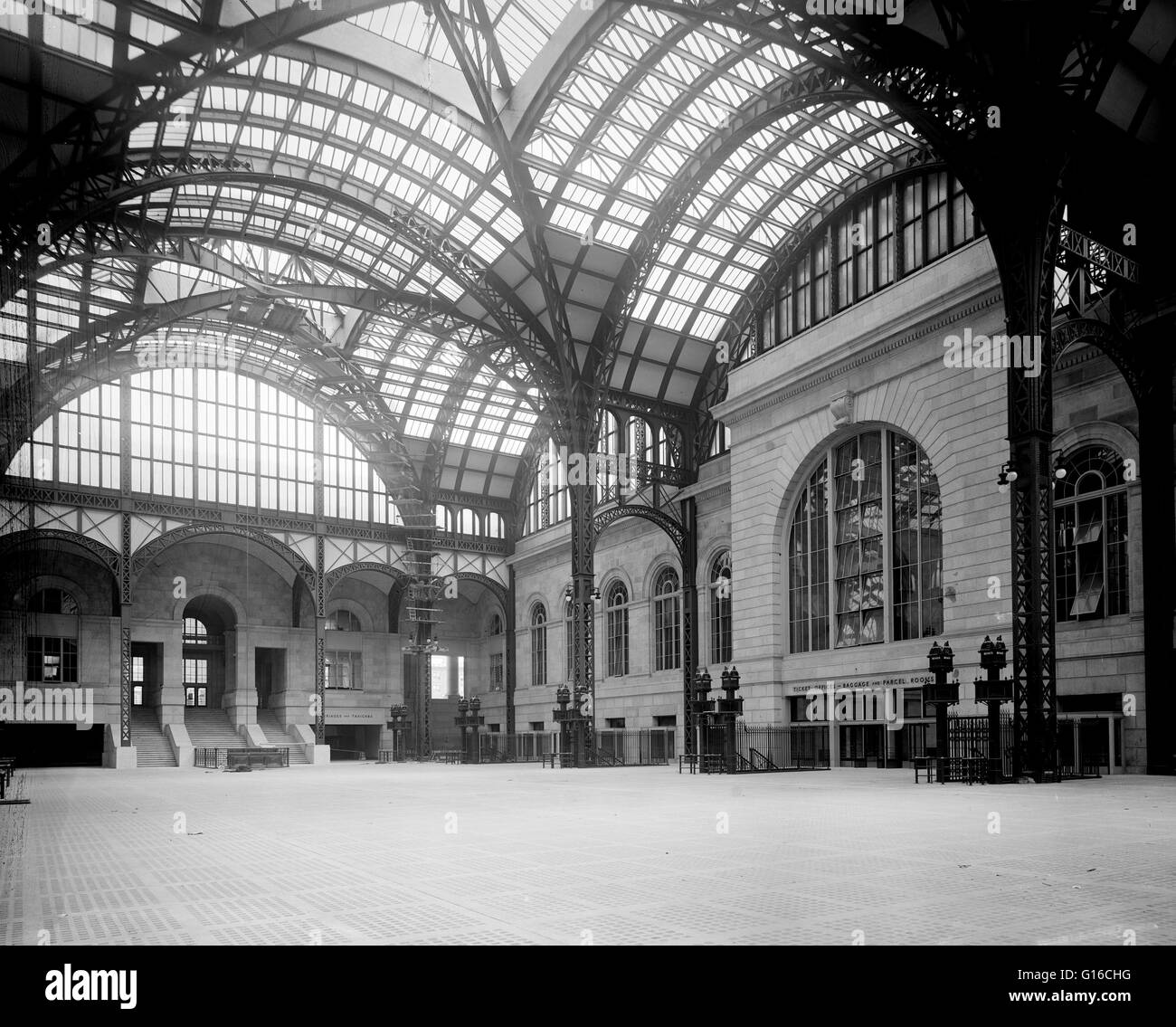 Concourse. Pennsylvania Station was a historic railroad station, named ...
