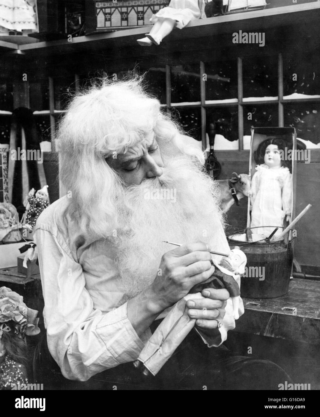 Santa's workshop toys elves hi-res stock photography and images - Alamy
