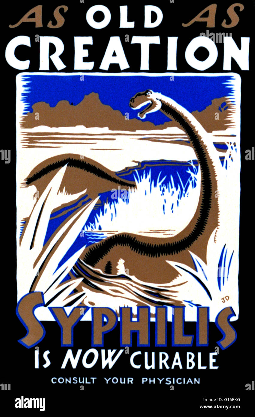 Entitled: "As old as creation. Syphilis is now curable. Consult your ...
