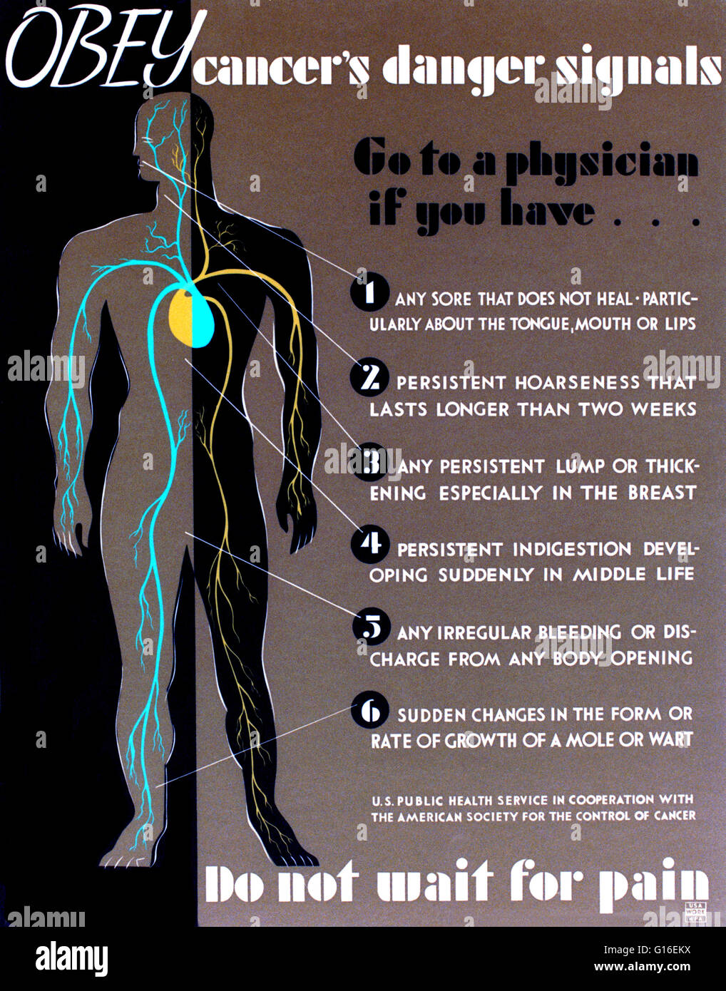 Cancer treatment poster hi-res stock photography and images - Alamy