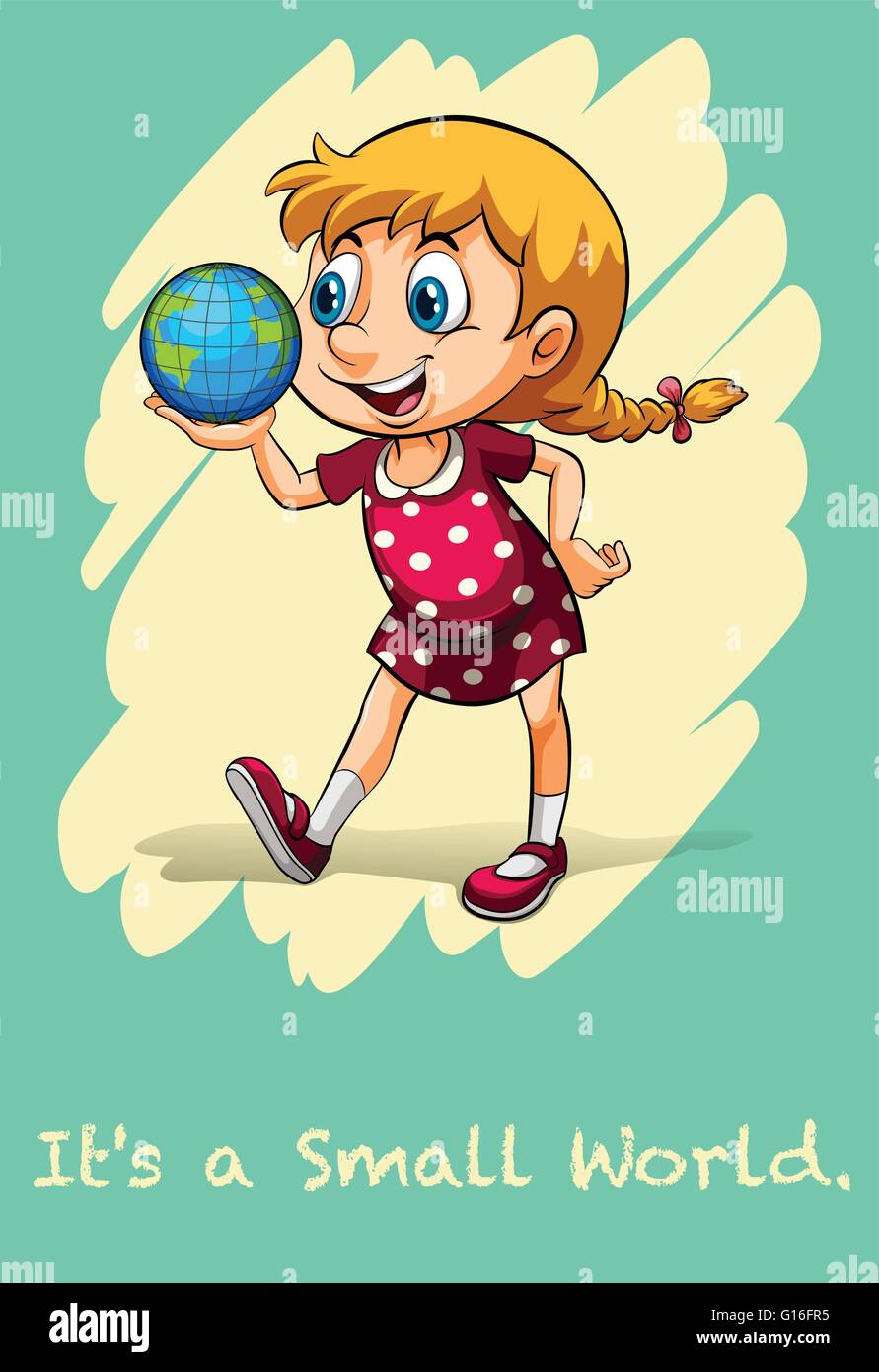It's a small world illustration Stock Vector Image & Art - Alamy