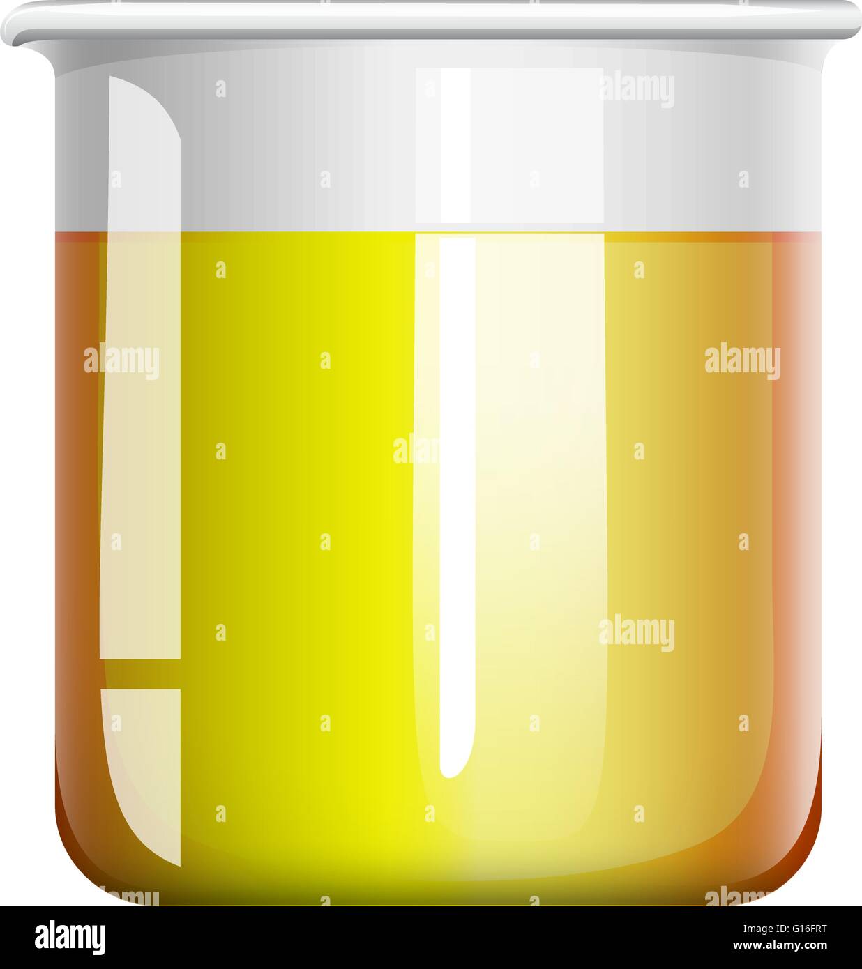 Chemical mixture in beaker illustration Stock Vector Image & Art - Alamy