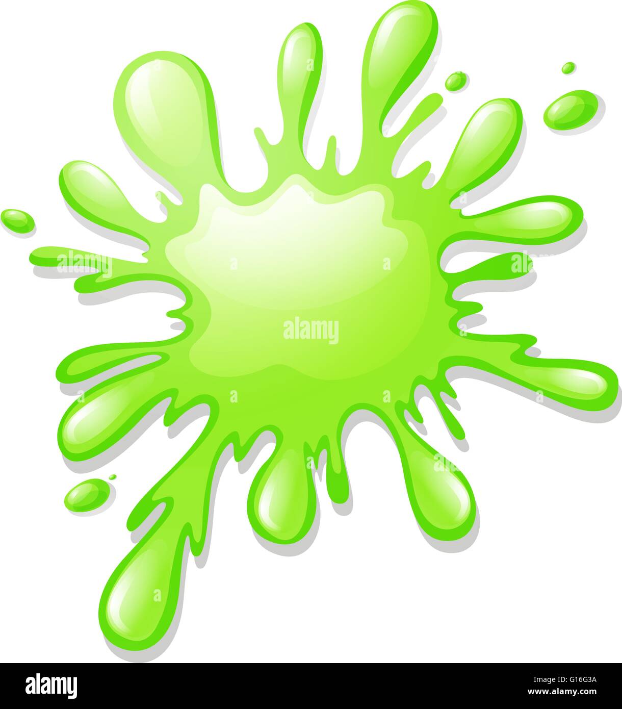 Green splash on white illustration Stock Vector Image & Art - Alamy