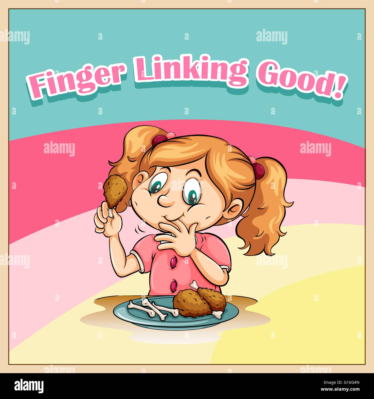 Deep Fried Chicken Stock Vector Images Alamy
